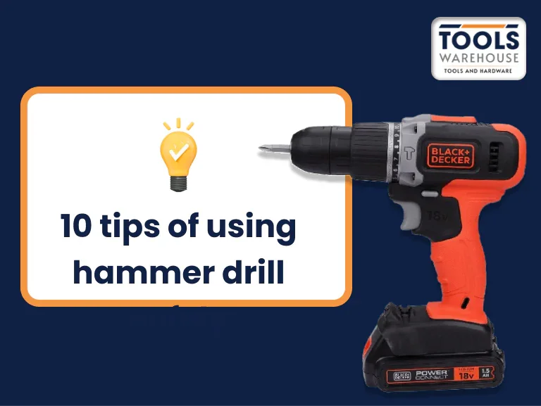 How to use a hammer drill safely | Tools Warehouse