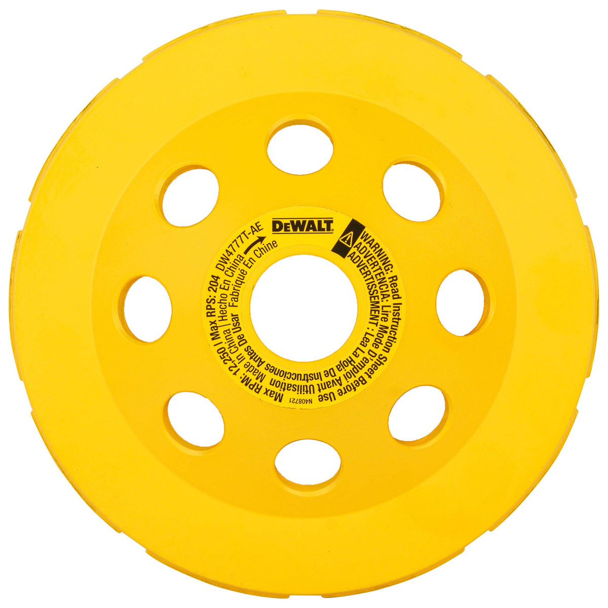 DEWALT DW4777T-AE 125mm Double Row Diamond Cup Grinding Wheel for angl ...