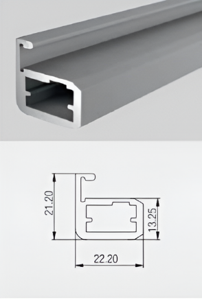 Ebco Aluminium Profile Frame – AS/AB 2.44m
