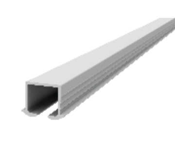 Godrej HIKIDO Inset Recess Track 2.44m – Top & Bottom